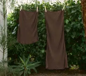 DÔEN Long Slip Skirt - Umber