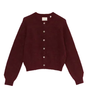 DÔEN Petra Cardigan - Bordeaux