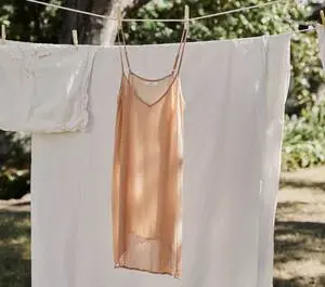 DÔEN Short Slip Dress - Sand Dollar
