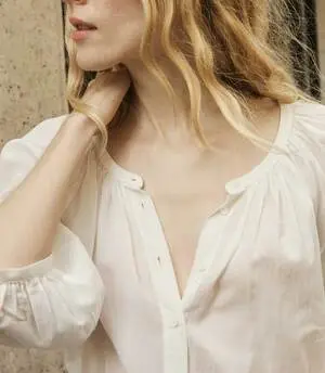 DÔEN Jiana Blouse - Salt