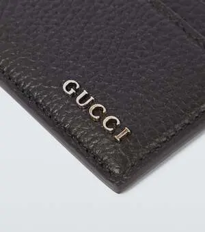 Gucci Logo Leather Card Holder