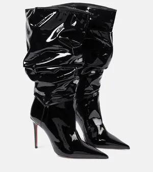 Women's Amina Muaddi Black Boots