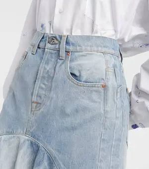 Vetements Denim Midi Skirt