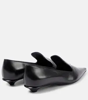 Proenza Schouler Point 25 Leather Pumps - Black