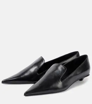 Proenza Schouler Point 25 Leather Pumps - Black