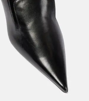 Proenza Schouler Point 25 Leather Pumps - Black