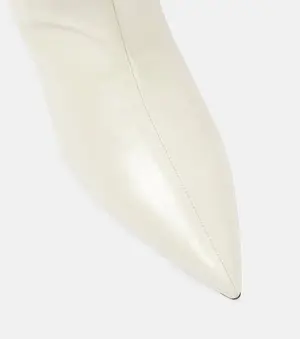 JIL SANDER Leather Boots - White