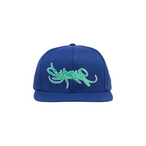 Supreme Supreme Handstyle 6-Panel Cap Blue