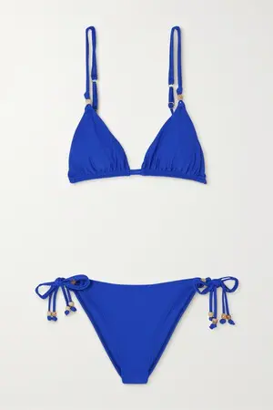 Faithfull The Brand El Bajio And Dua Stretch-econyl Bikini - Blue