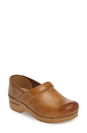 Dansko Professional Clog - Honey Distressed Leather