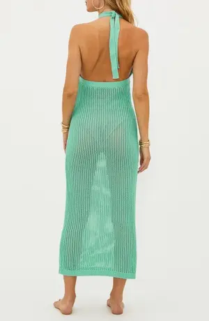 Beach Riot Romee Halter Cover-up Dress