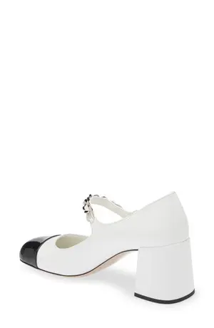 Miu Miu Chain Strap Mary Jane Pumps