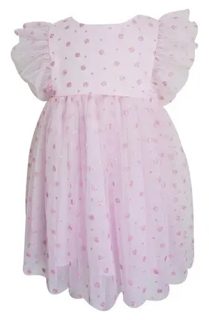 POPATU Shimmer Dot Tulle Dress