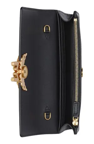 Mcm Large Himmel Leather Wallet On A Chain