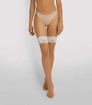 Wolford Nude 8 Lace Stay-up Stockings