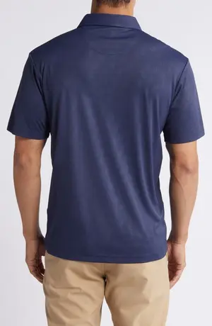 SWANNIES Barrett Botanical Print Golf Polo
