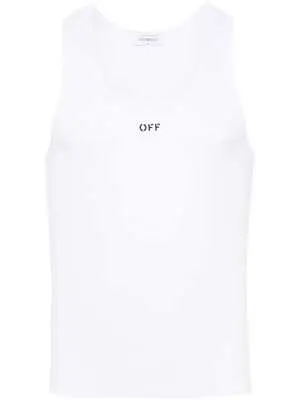 Off-White Logo-print Cotton Tank Top