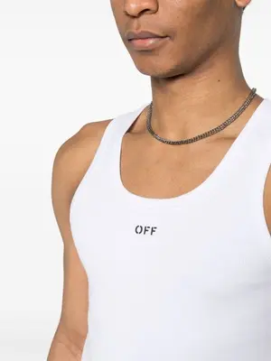 Off-White Logo-print Cotton Tank Top