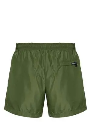 Dolce & Gabbana Logo-embroidered Swim Shorts