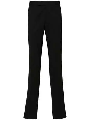 LARDINI Twill Tapered-leg Trousers