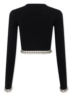 Rabanne Bead-trimmed Wool Jumper
