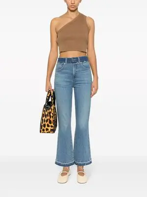 Veronica Beard Carson Flared Jeans - Blue