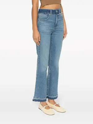 Veronica Beard Carson Flared Jeans - Blue