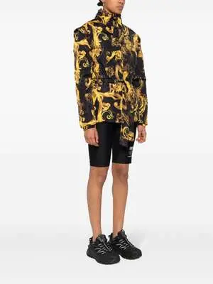 Versace Barocco-print Down Jacket