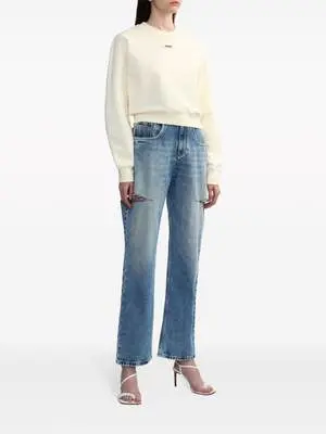 Jacquemus Logo-appliqué Cotton Sweatshirt