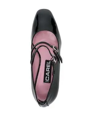 CAREL Alice 60mm Patent Leather Pumps - Black