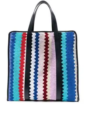 Missoni Chevron-print Terry Tote Bag