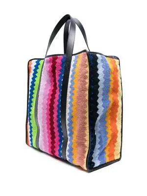 Missoni Chevron-print Terry Tote Bag