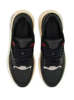 FERRAGAMO Gancini Detail Lace-up Sneakers
