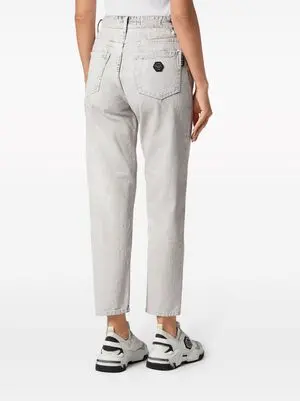 Philipp Plein Mom Fit Tapered Jeans