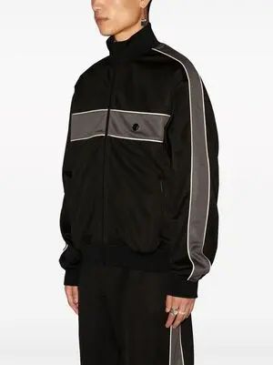 AMBUSH High-neck Striped Track Jacket - Black