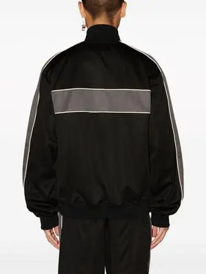 AMBUSH High-neck Striped Track Jacket - Black