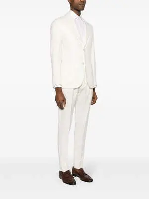 Eleventy Single-breasted Linen Blend Suit