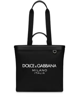 Dolce & Gabbana Logo-print Tote Bag - Black