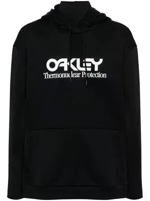 Oakley Rider Long 2.0 Logo-print Hoodie - Black