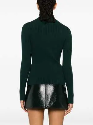 COURREGES Reedition Ribbed Sweater - Green