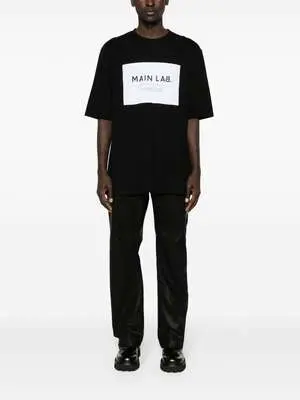 Balmain Slogan-patch Cotton T-shirt