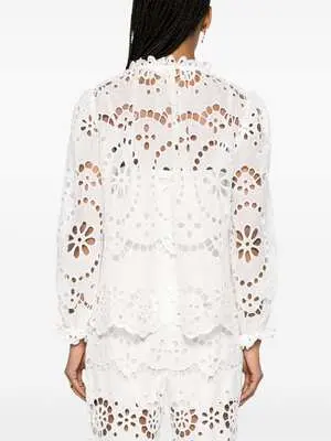 Zimmermann Lexi Broderie-anglaise Blouse