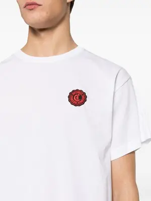 Just Cavalli Logo-patch Cotton T-shirt