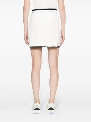 Moncler Logo-appliqué Wrap Skirt - White