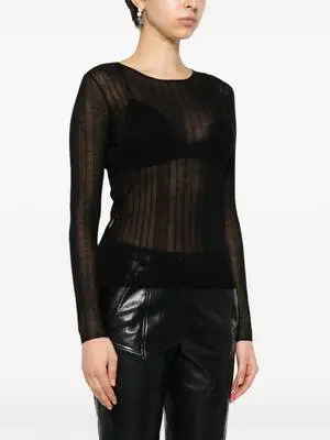 Pinko Semi-sheer Knitted Top