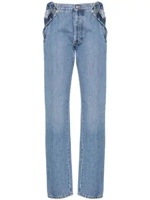 Coperni Open Hip Straight-leg Jeans