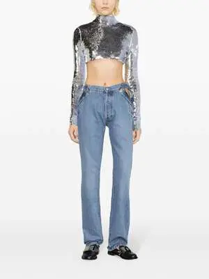 Coperni Open Hip Straight-leg Jeans