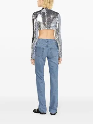 Coperni Open Hip Straight-leg Jeans