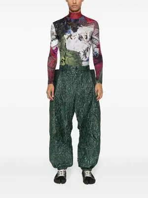 WALTER VAN BEIRENDONCK Abstract-print Trousers