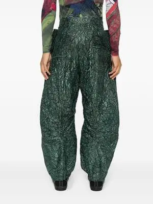 WALTER VAN BEIRENDONCK Abstract-print Trousers